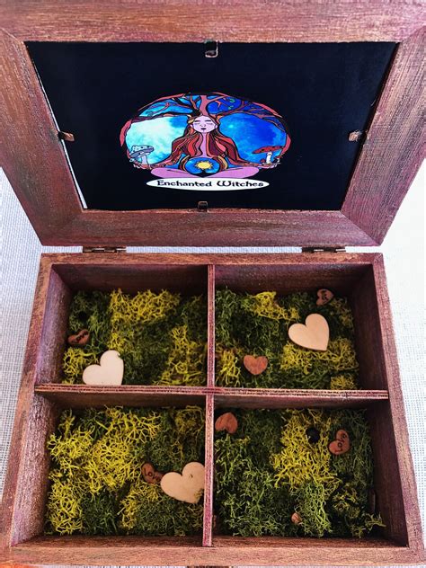 Hand Painted Wood Box Etsy
