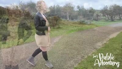Risky Public Outdoor Flashing Fucking My Dildo On The Beach