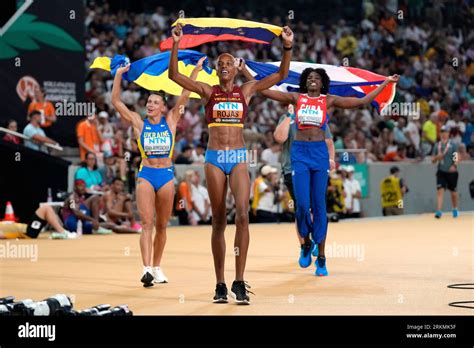Yulimar Rojas Of Venezuela Celebrates After Winning The Women S