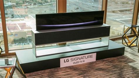 CES 2019 LG SIGNATURE OLED TV R จอ 65 นวมวนเกบไดเมอไมใชงาน