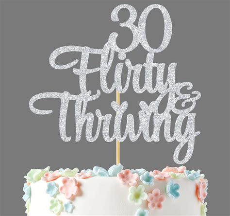 Amazon Flirty Thriving Cake Topper Cheers To Years