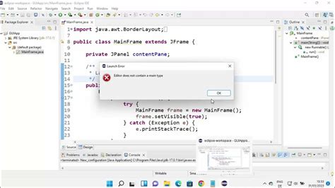 how to fix editor does not contain main type in eclipse ide java youtube