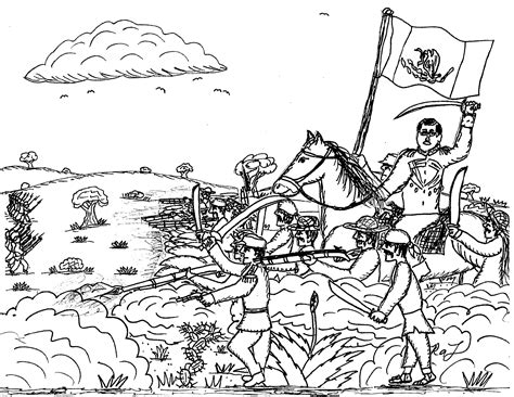 Robin S Great Coloring Pages Batalla De Puebla Cinco De Mayo