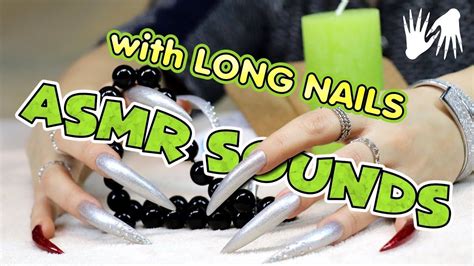 ASMR Triggers LONG NAILS Tapping And Scratching No Talking Long