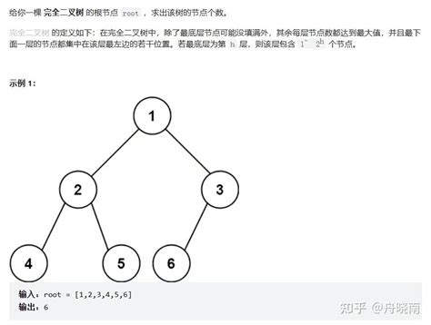 算法第107题：完全二叉树的节点个数，深度优先搜索 广度优先搜索 二分法 ，leetcode编号222，二叉树题，难度中等 知乎