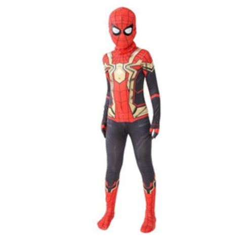 Cosplay Infantil Homem Aranha Sem Volta Pra Casa Traje Integrado