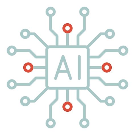 Premium Vector Artificial Intelligence Ai Processor Chip Icon