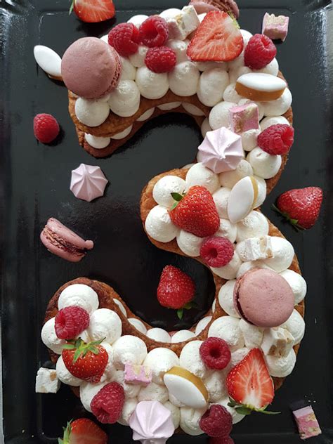 Un Joli Coup De Fourchette Number Cake Fruits Rouges Comme Un