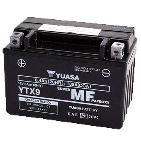 Bateria YUASA YTX9 BS 12V 8Ah AGM Baterias De Motocicleta