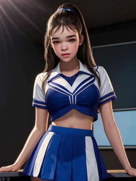 Dopamine Girl Realistic 8k HD Photograph Hailee Steinfeld