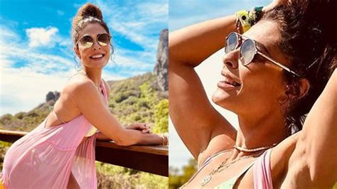 Em Noronha Juliana Paes Exibe Corpo Ao Natural E Beleza Sem Retoques