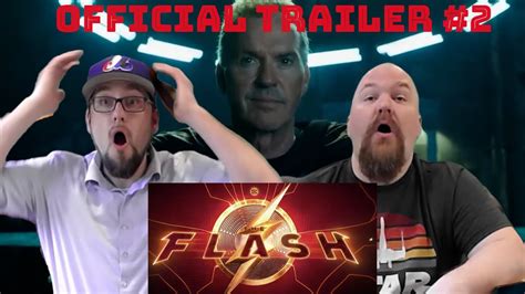 THE FLASH OFFICIAL TRAILER 2 REACTION EZRA MILLER MICHAEL KEATON