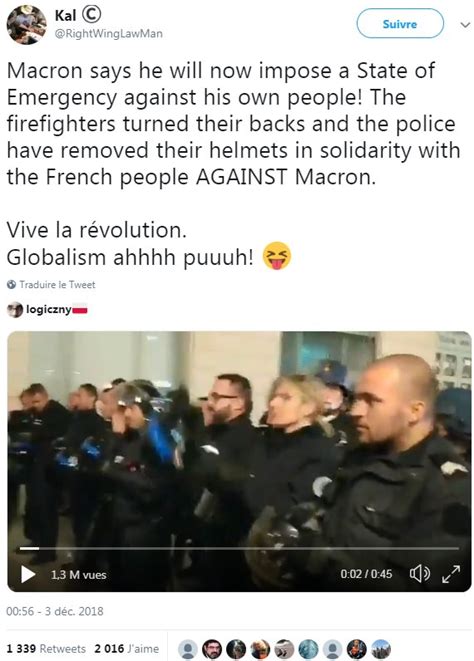 Afp Factuel On Twitter Des Policiers Ont Ils Retir Leur Casques