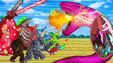 Evolution Of KONG X TEAM GODZILLA Vs EL GRAN MAJA Monsters Shin