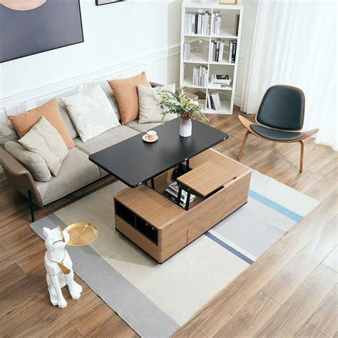 Livraison Gratuite Sur Table Basse Relevable Extensible Table