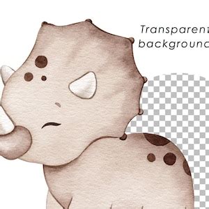 Dinosaurios Acuarela Clipart Dino Clip Art Dinosaurio Lindo