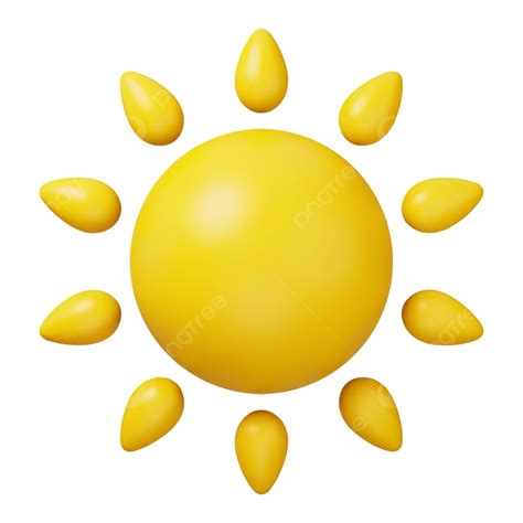 Realistic Yellow Sun D Render D Sun Sun D Icon D Icon Render Png