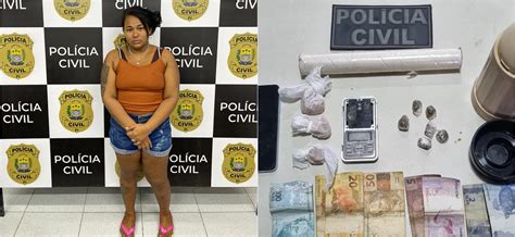 Mulher é presa em flagrante por tráfico de drogas em Teresina GP1