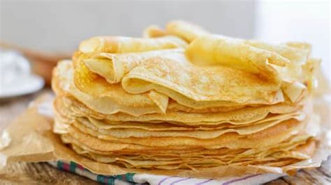 Recette de crêpes minces classiques Zeste
