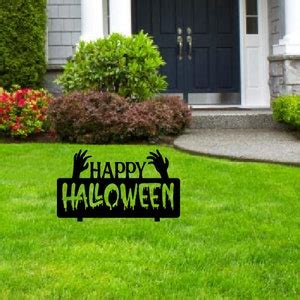 Happy Halloween Yard Stake Art Dxf Svg Plasma Laser Cnc File Cricut