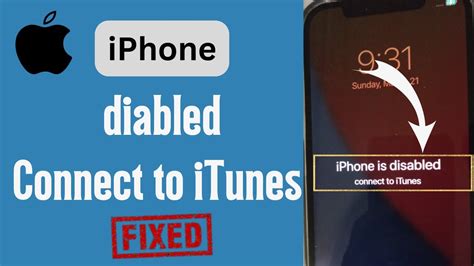 IPhone Is Disabled Connect To ITunes How To Connect To ITunes When