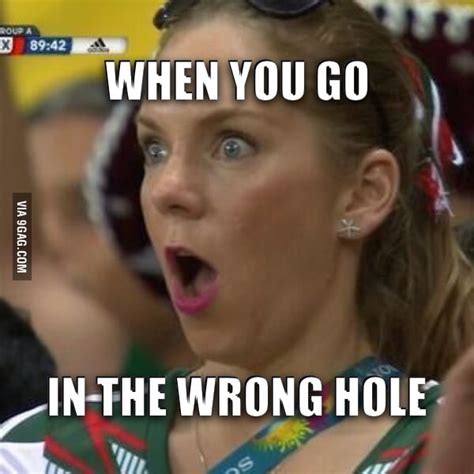 When You Go In The Wrong Hole 9GAG