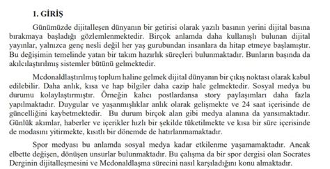 Bir Makalenin Giriş Kısmı Nedir Nasıl Yazılır Sosyologer