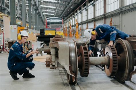 Premium Photo Professional Electricity Train Rail Engineer Worker