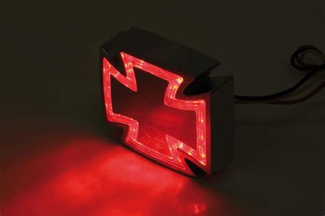 HIGHSIDER LED Rücklicht GOTHIC schwarz Klarglas Linse E gepr
