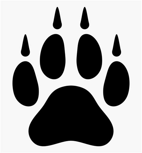Wolf Print Png Clip Art Wolf Paw Print Transparent Png Transparent