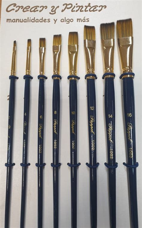 PINCEL PLANO Nº2 S 1002 ORO Crear y Pintar