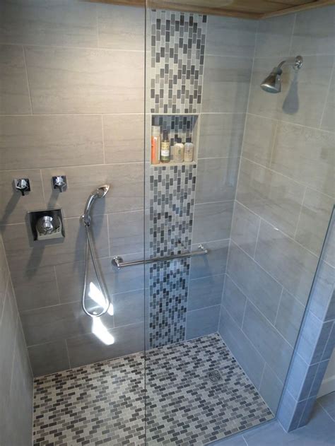 35 Grey Mosaic Bathroom Tiles Ideas And Pictures