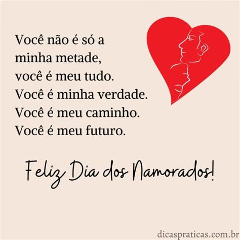 Cartão de Dia dos Namorados para imprimir Dicas Práticas Frases dia