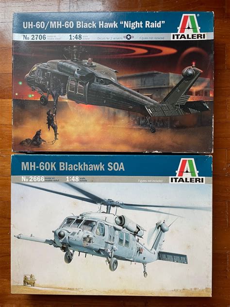 Italeri UH 60 MH 60 Black Hawk Night Raid 1 48 Italeri MH 60K