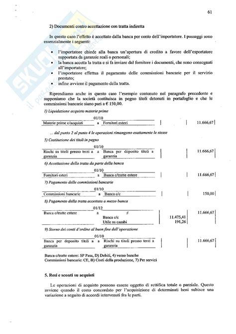 Economia aziendale II Contabilità cap 4 Appunti