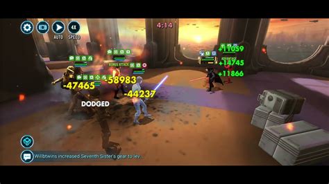 SWGOH Counter SLKR With CLS Chewpio Datacron No Hux One Shot YouTube
