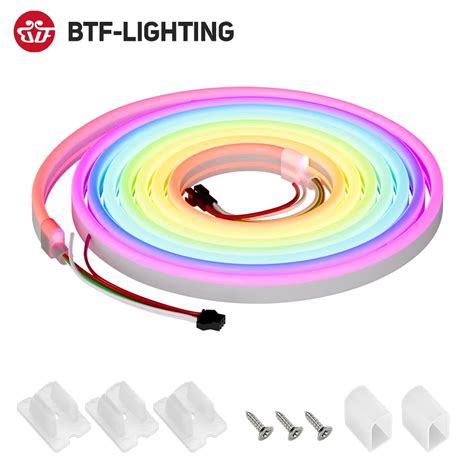 WS2811 RGBIC Neon Light Strip Addressable Neon Sign Silicone External 1