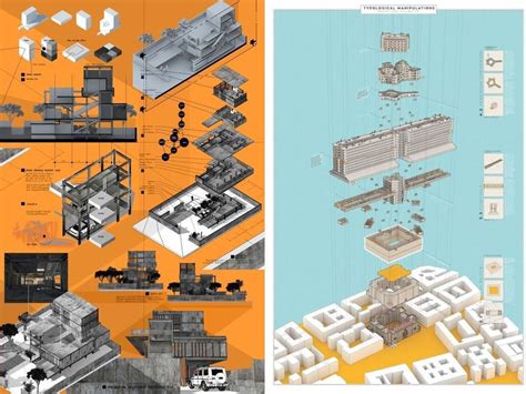 Láminas de presentación arquitectura urbanismo y construcción