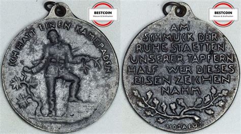 Kaiserreich Ohne Jahr Medaille Ich Hatte Einen Kameraden Vz Stg Ma