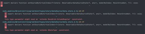 Typescript Errors On Multiple Files Issue 382 Revolist Revogrid