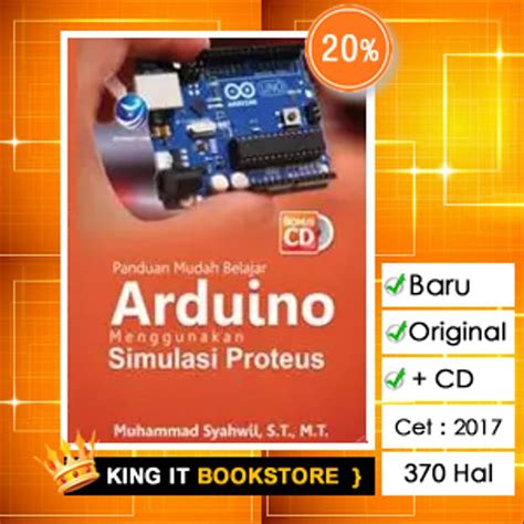 jual buku panduan mudah belajar arduino simulasi proteus muhammad syahwil indonesia shopee