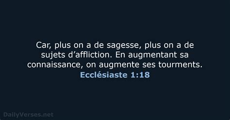 Eccl Siaste Verset De La Bible Bds Dailyverses Net