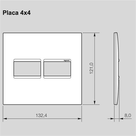 Placa X Postos Pial Plus Legrand Branca Bc Espelho