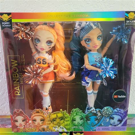Rainbow High Cheer Fashion Doll Playset Series Dolls Dual