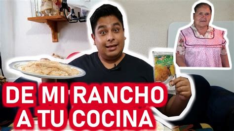 Cocinando como la señora de mi rancho a tu cocina me quedó muy rica