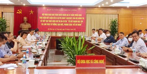 Hội nghị giao ban toàn quốc đánh giá 01 năm triển khai thực hiện Kết