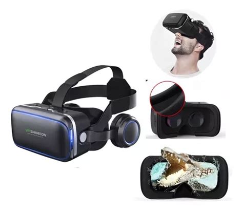 Óculos Realidade Virtual 3d Headset Shinecon Imersão Vr Frete grátis
