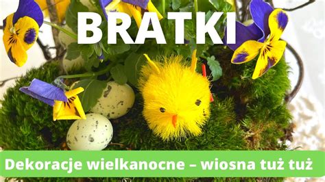 Bratki Dekoracje Wielkanocne Wiosenne Wariacje YouTube