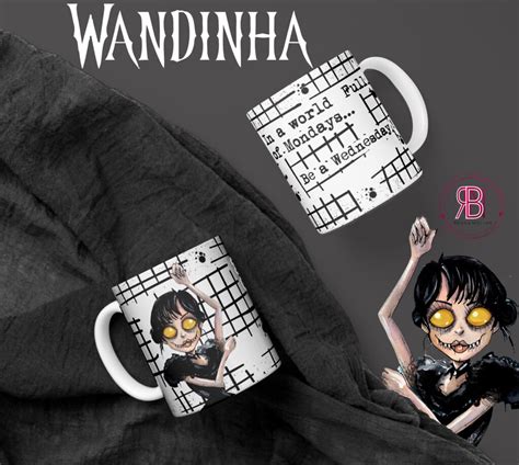 Kit Digital Wandinha Addams Bruna Molina
