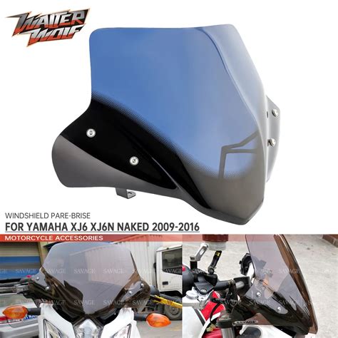Parabrisas Pare Brise Para YAMAHA XJ6 N XJ6N Naked 2009 2016 2015